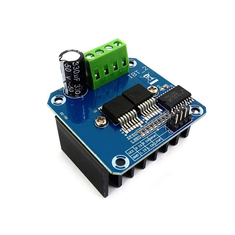 Double BTS7960B DC 43A Stepper Motor Driver H-Bridge PWM For Arduino ...