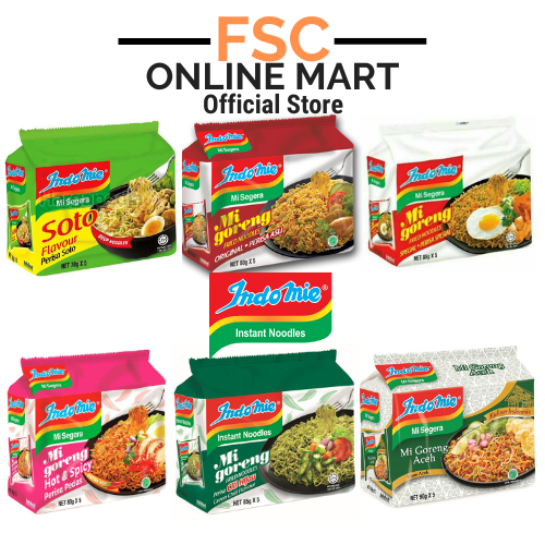 [FSC] Indomie Mi Goreng Instant Noodles 85gm x 5s | Shopee Malaysia