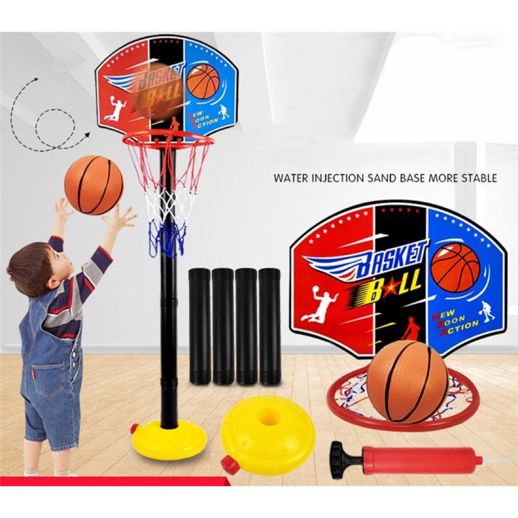 Early Learning Kids Basketball Game with Adjustable Height Toys ...