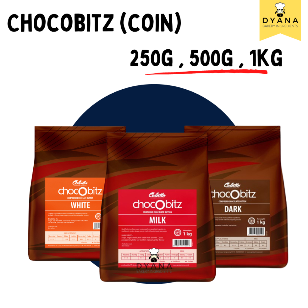 Colatta Chocobitz (Coin) 250g , 1kg (Beryl Alternative) | Shopee Malaysia