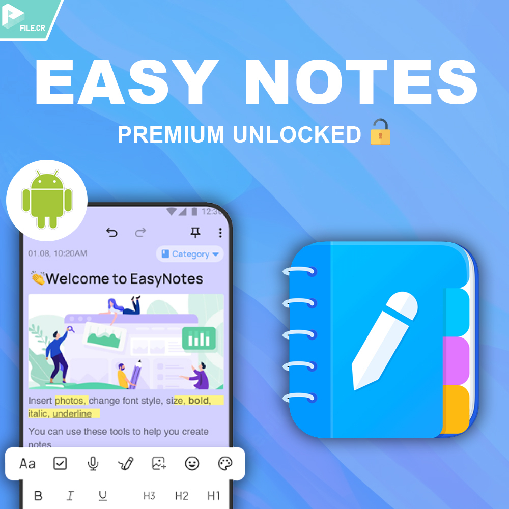 Easy Notes + MOD for Android APK OS 💯 EASY INSTALL 💯 LIFETIME PREMIUM 💯 ...
