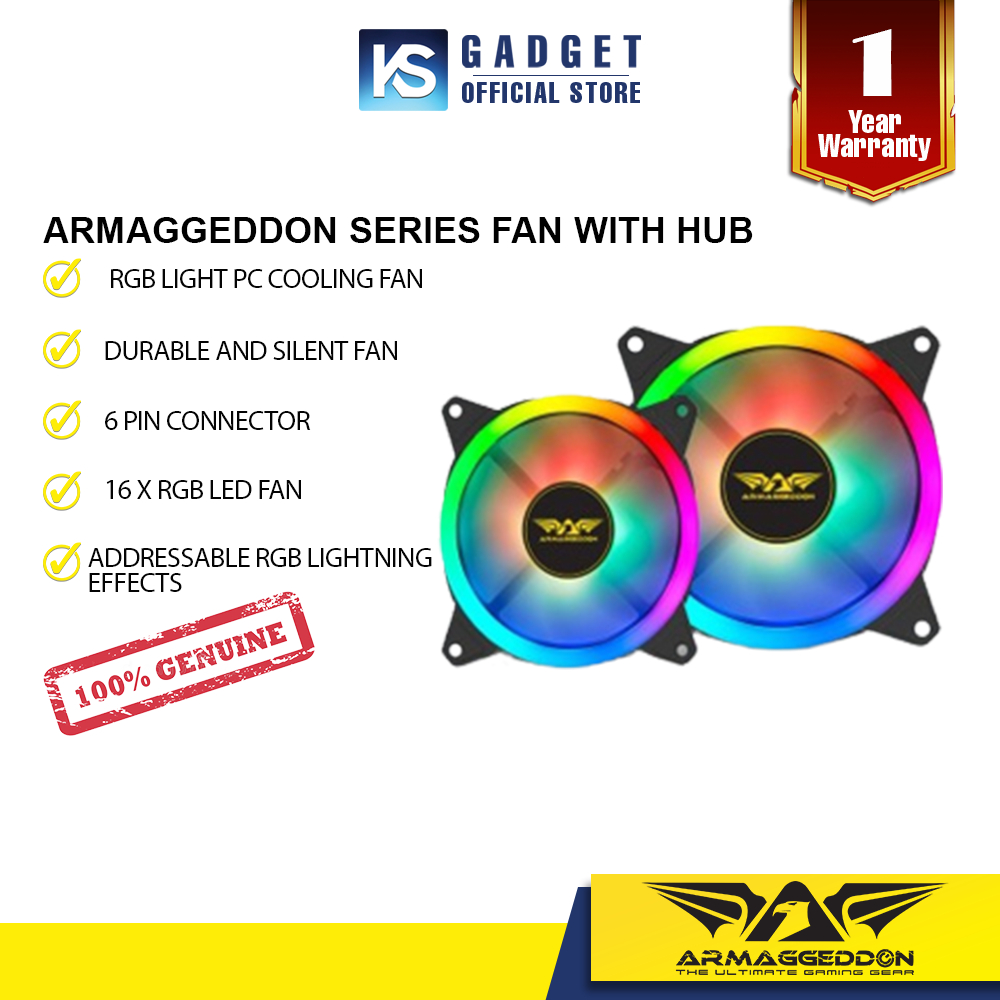 ARMAGGEDDON SERIES FAN WITH HUB | Shopee Malaysia