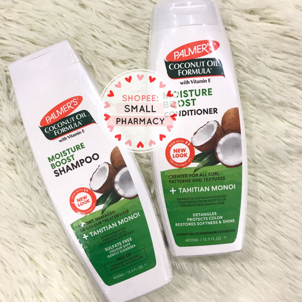 Palmer's Coconut Oil Formula Moisture Boost Shampoo/ Conditioner 400ml ...