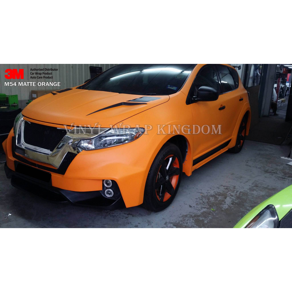 3M 1080 Matte Orange M54 Car Wrap Vinyl Film Bike Laptop Phone Logos ...