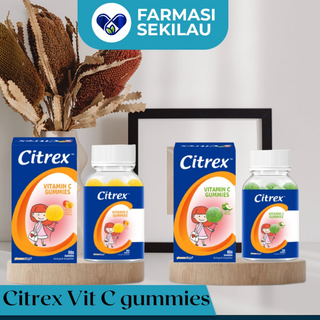 Citrex Vitamin C Gummies (Apple/Mango) 60's (EXP 27/09/2024) | Shopee ...