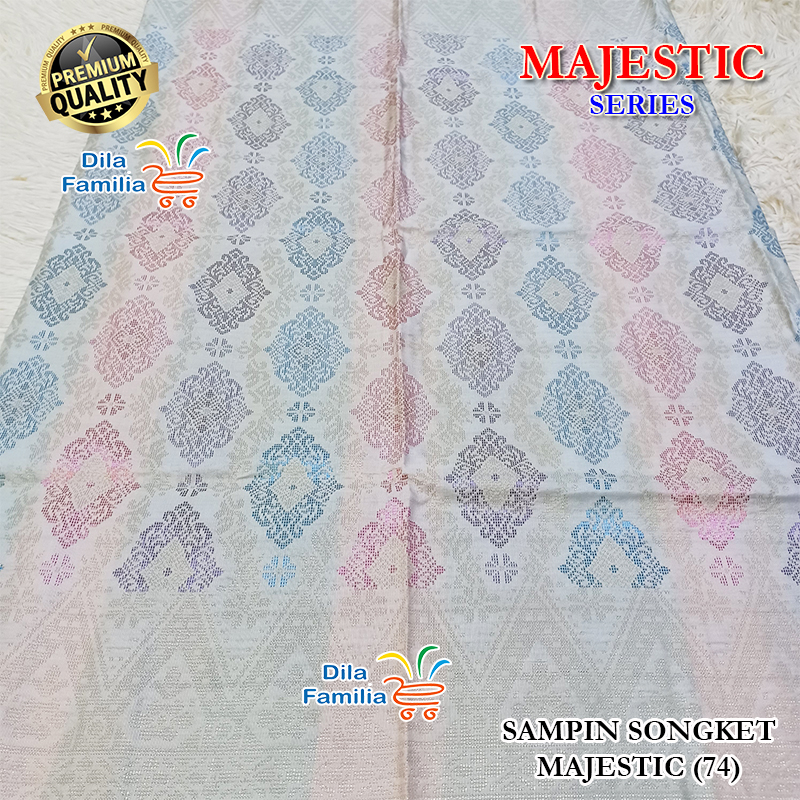 Sampin Nikah Songket Majestic No 12 Siap Jahit Samping Exclusive Tenun ...