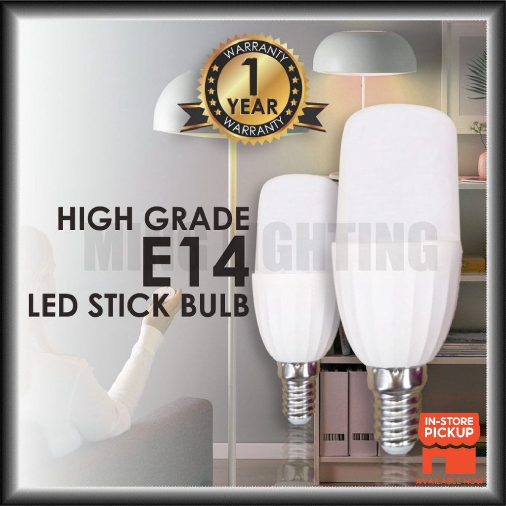 LED E14 Stick Bulb 6W Energy Saving Table Lamp Downlight Down Light ...