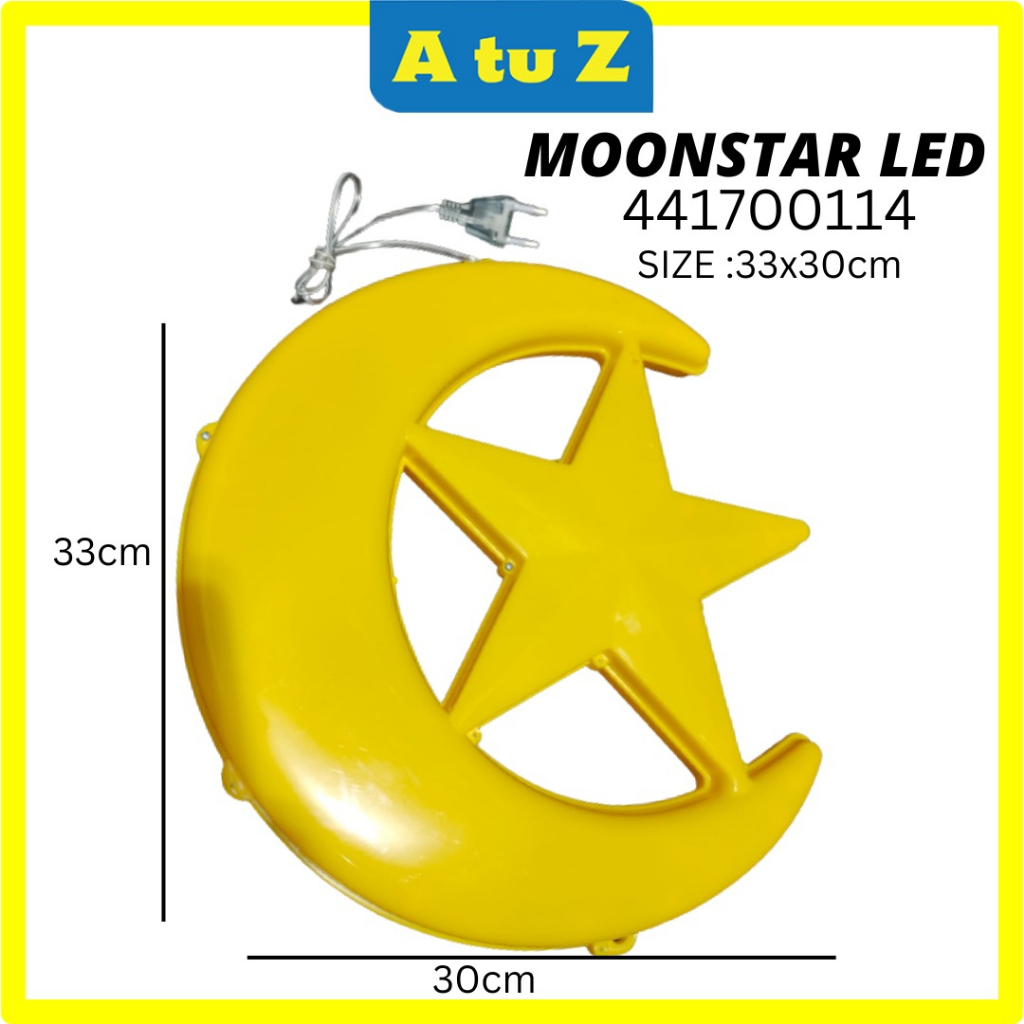 AtuZ LED Moon Star Outdoor Selamat Hari Raya Aidilfitri Decoration ...