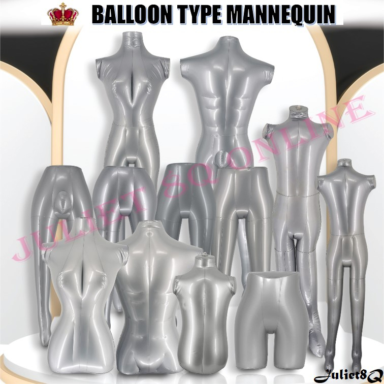 [Juliet8Q] Balloon Type Mannequin Plastic Body Patung Balloon | Shopee ...