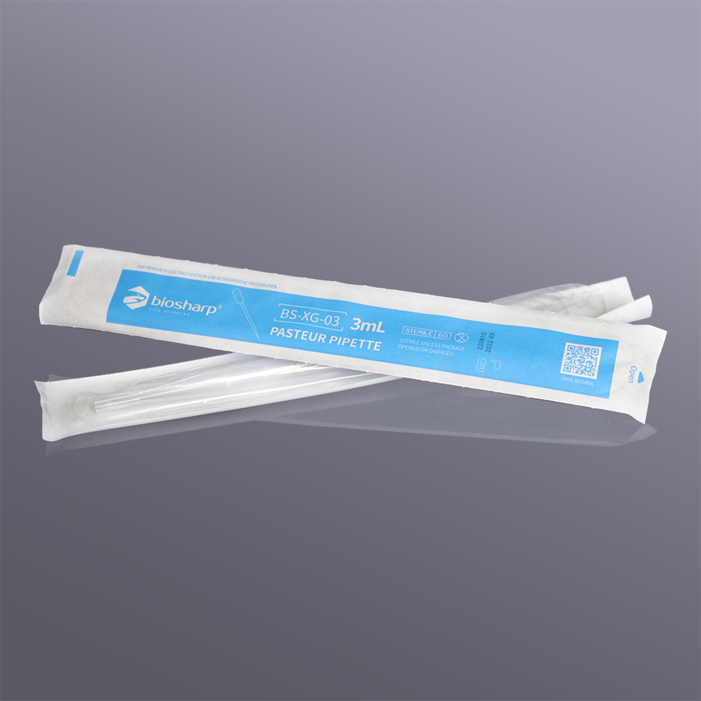 sterile pasteur pipette dropper individual wrap 0.1ml 0.2ml 0.5ml 1ml ...