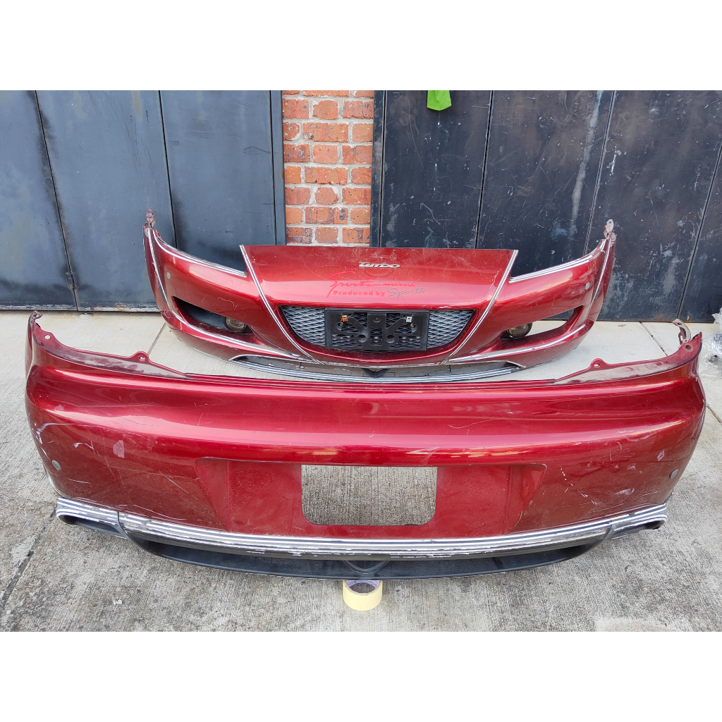 Original Mazda RX8 RX-8 SE8P SE3P Front And Rear Bumper Red Colour ...