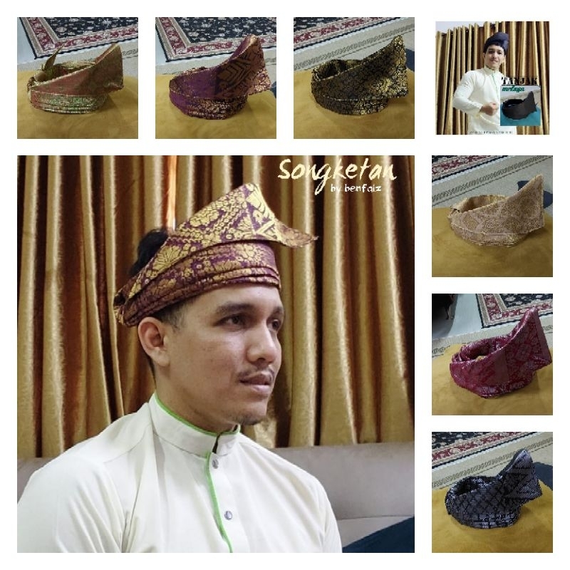 Tanjak Songket Baju Melayu Tengkolok Free Size | Shopee Malaysia