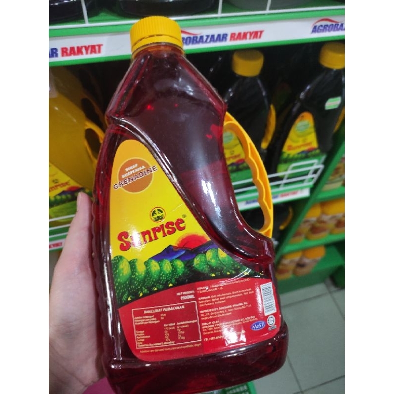Sarawak Local Borneo Sunrise Grenadine cordial syrup sirap kordial ...