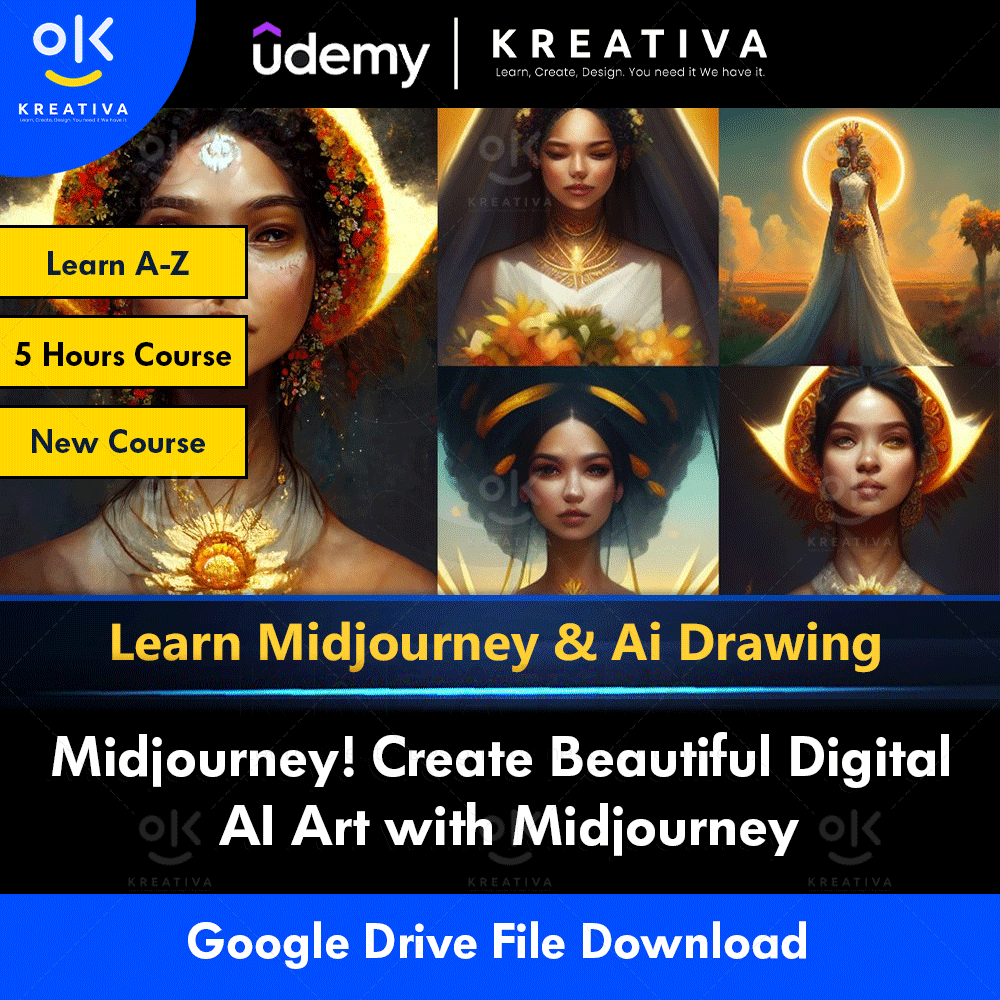 Midjourney Video Course-Midjourney! Create Beautiful Digital AI Art with Midjourney | Learn ...