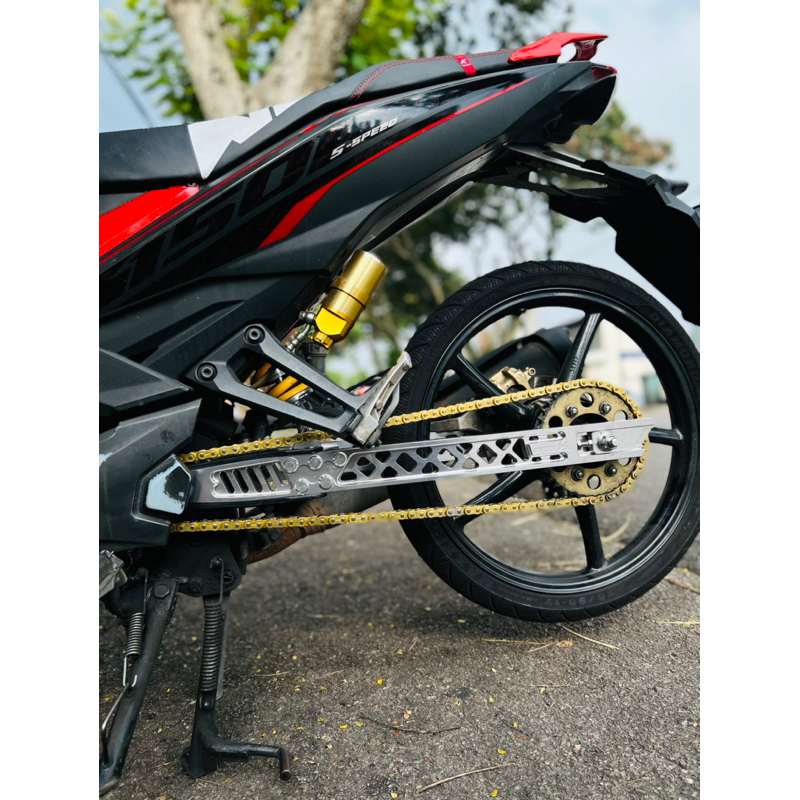 SWING ARM Hypertch Yamaha Y15 V1 V2 LC135 5 SPEED PANJANG 2 INCH Cutting Hypertech Swing Arm ...