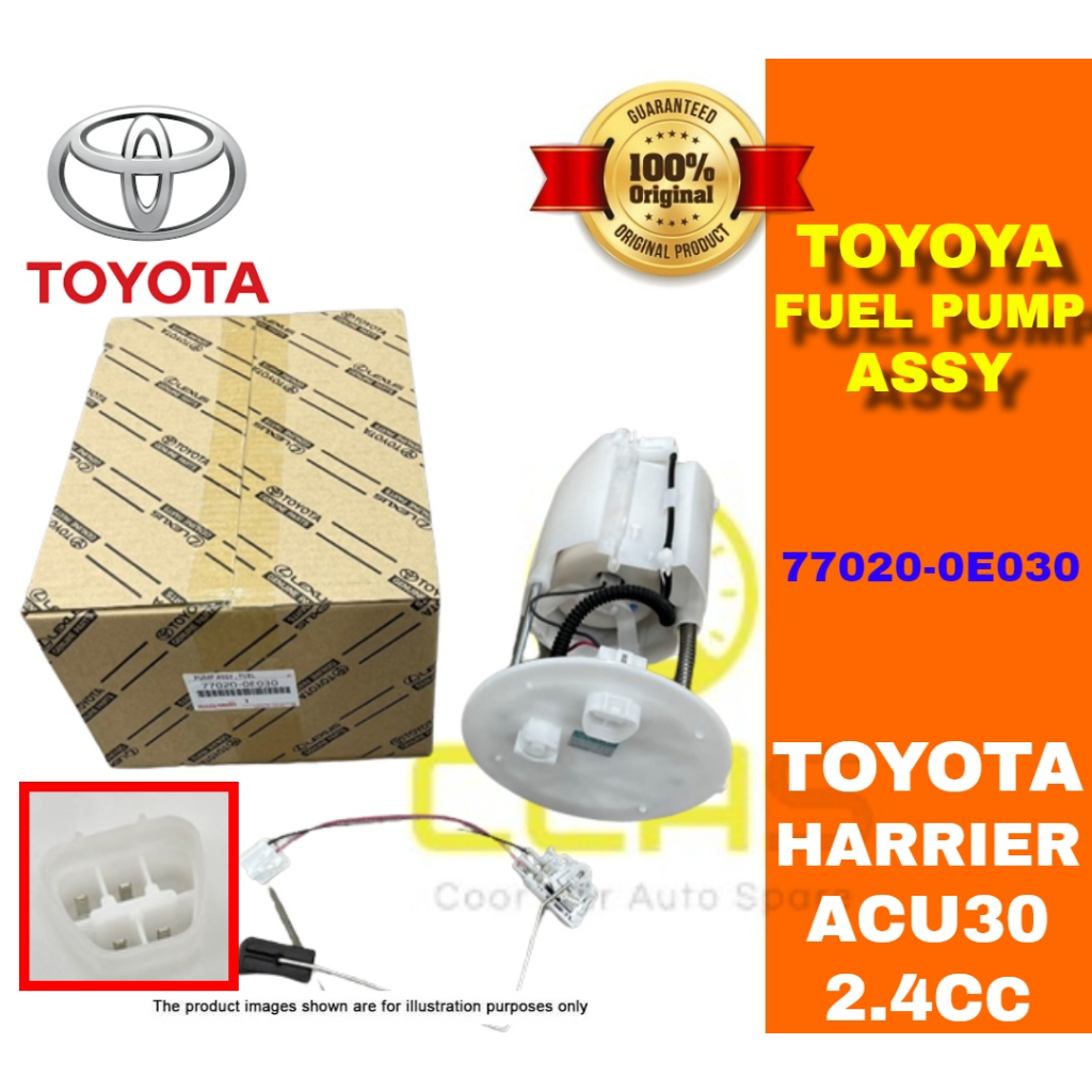 100% ORIGINAL TOYOTA HARRIER ACU30 2.4CC 2012-2015 FUEL PUMP ASSY 77020 ...