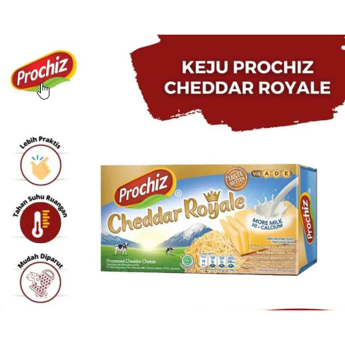 Prochiz Cheddar 160G Halal Processed Cheddar Cheese Block (New Packing ...