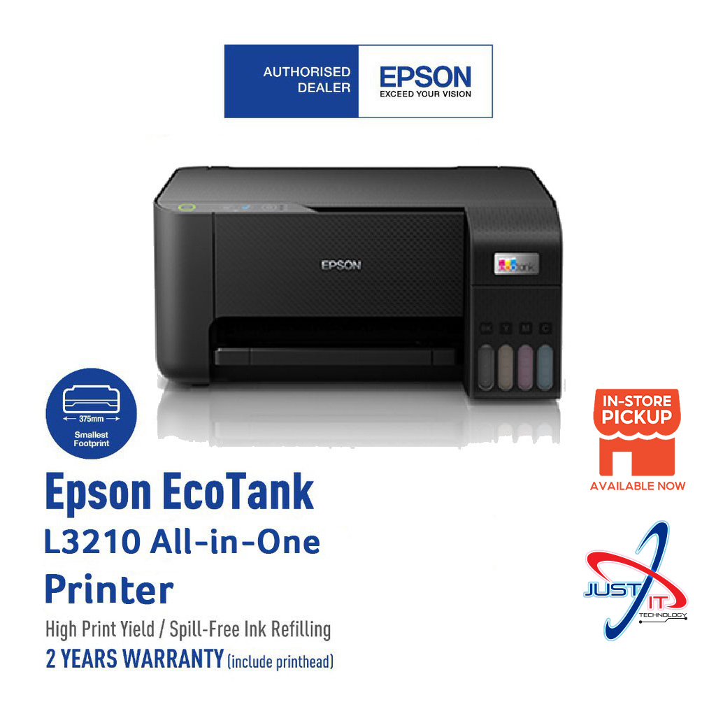 Epson L3210 Aio Ink Tank Print Scan Copy Printer | Shopee Malaysia