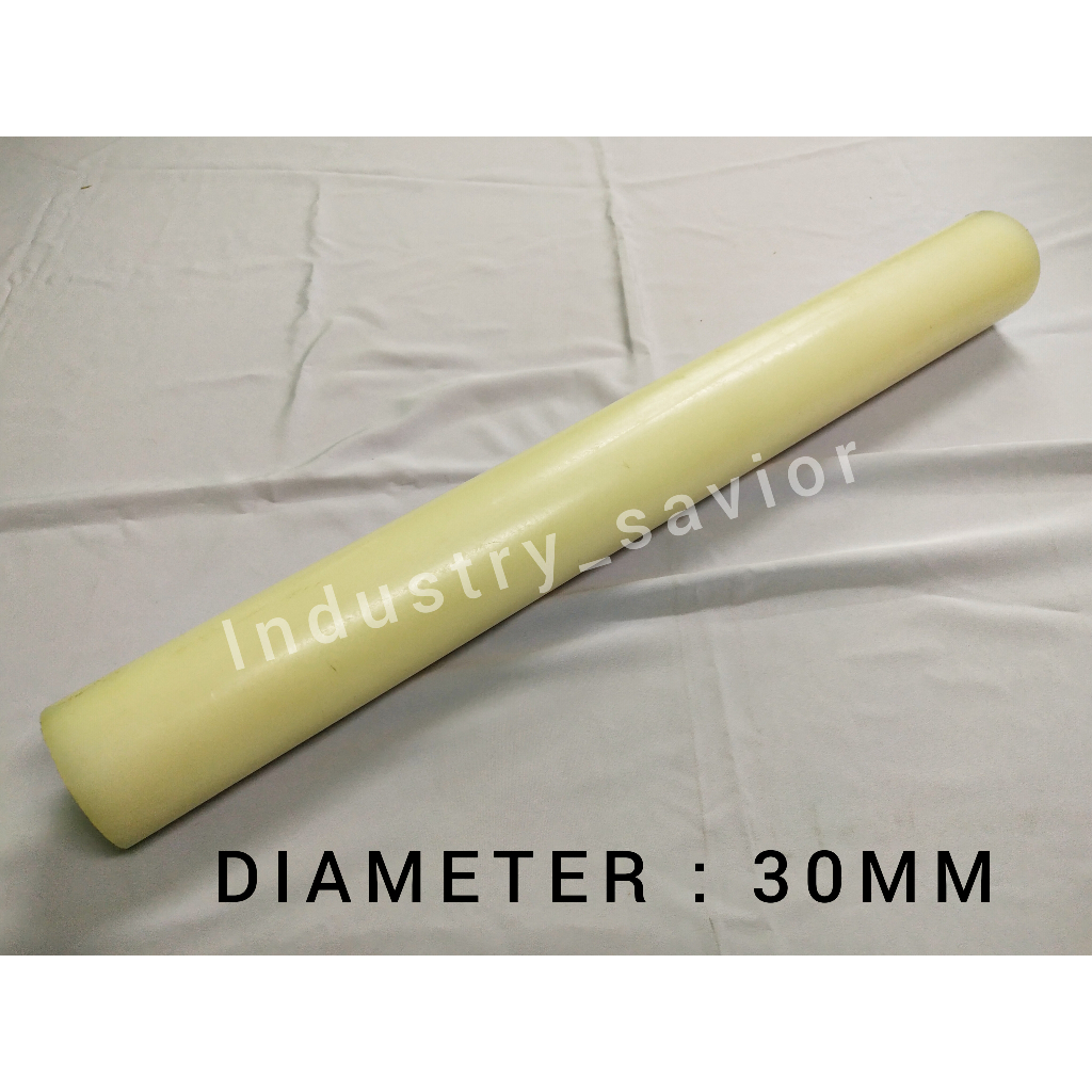 Cast Nylon Rod Colour Ivory Diameter 30mm Length 150mm to 1000mm ...