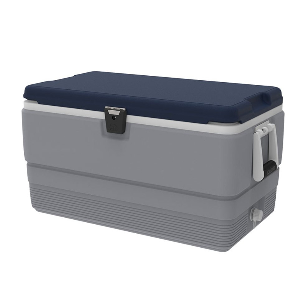 Igloo Maxcold 70Qt (66L) Cooler Box for Camping Picnic Barbecue Party Food and Beverage Day Trip ...
