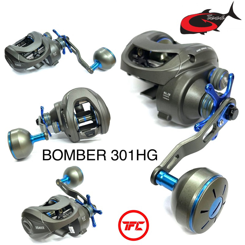 G-Tech Bomber 301HG Overhead Baitcast Jigging Reel BC | Shopee Malaysia