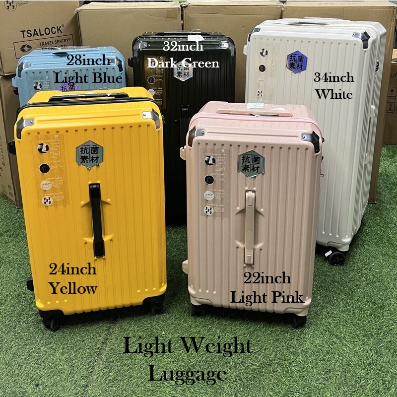 20'' to 34'' ABS Anti Scratch Luggage bag travel Bagasi beg travel ABS ...