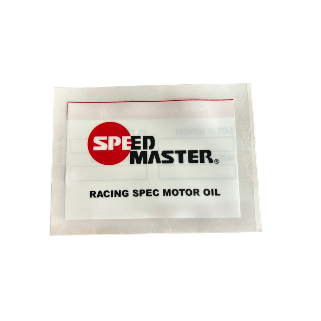 Speedmaster Daiki Engine Oil Mileage stickers | Shopee Malaysia