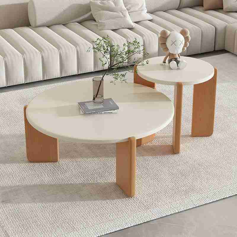 [PRE ORDER] SANKYAKU 2in1 Solid Wood Coffee Table Nordic Muji Japanese ...