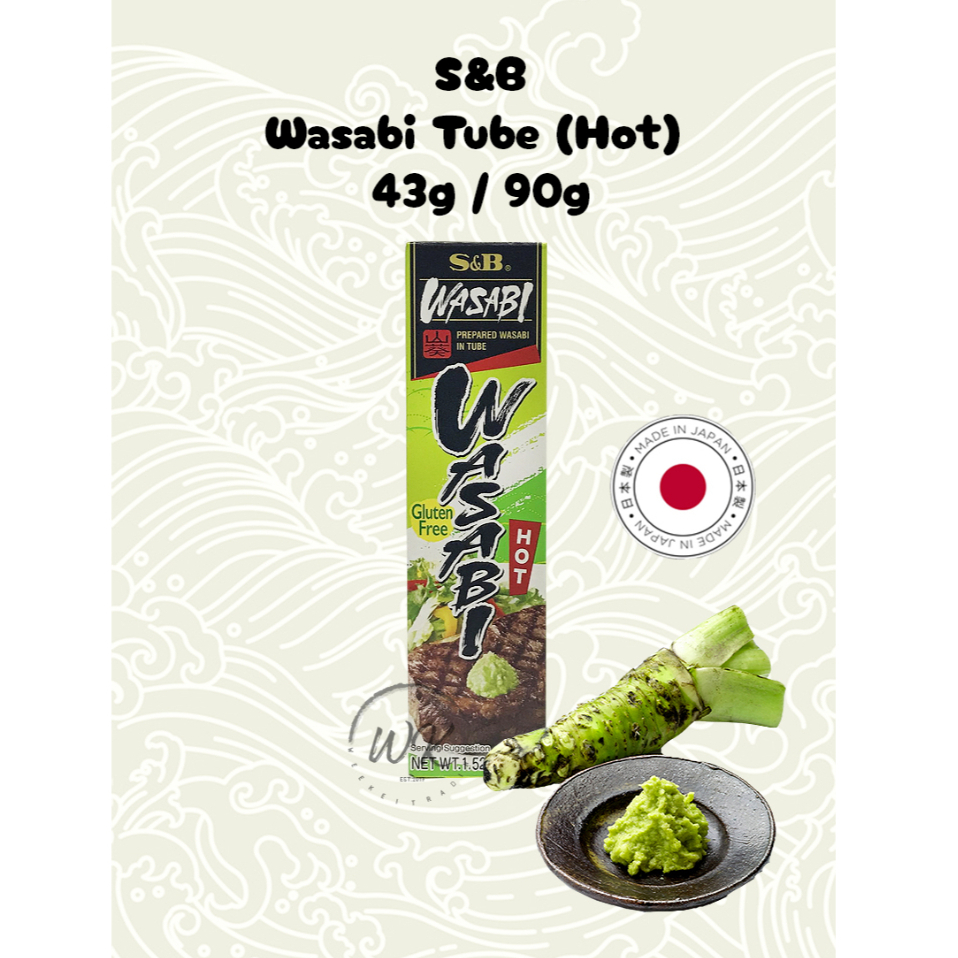 S&B Wasabi Tube (HOT) 43g / 90g | Shopee Malaysia