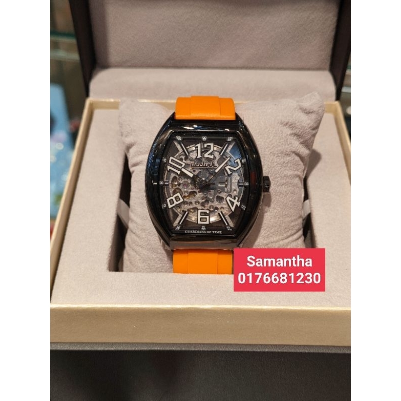Berlink La Barrel Skeleton Automatic Men's Watch BK5016-G06 | Shopee ...