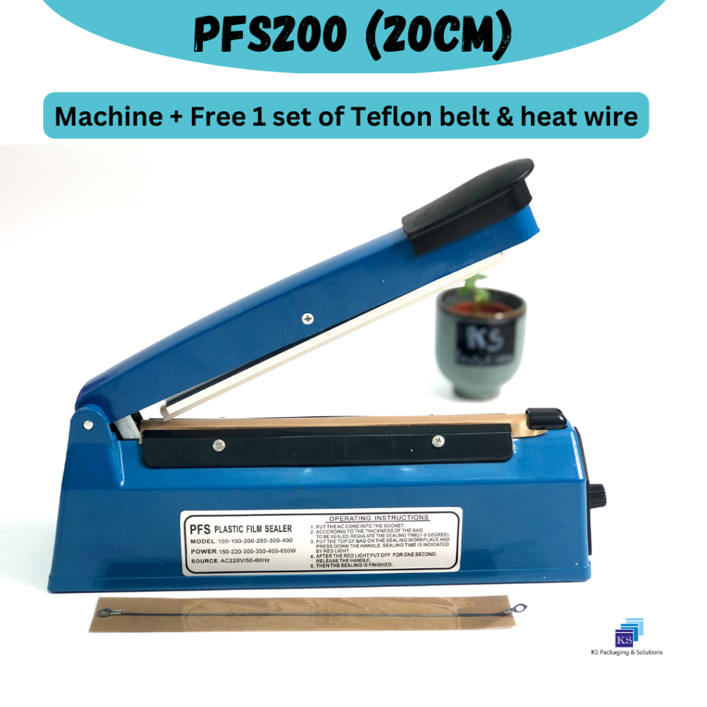 (1 Unit) Impulse Sealer/Plastic Bag Sealer/Heat Sealer Machine/Mesin ...