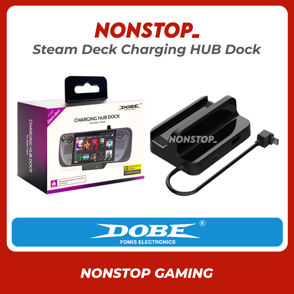 DOBE Steam Deck SteamDeck Charging HUB Dock USB2.0 Hub Charge Station ...