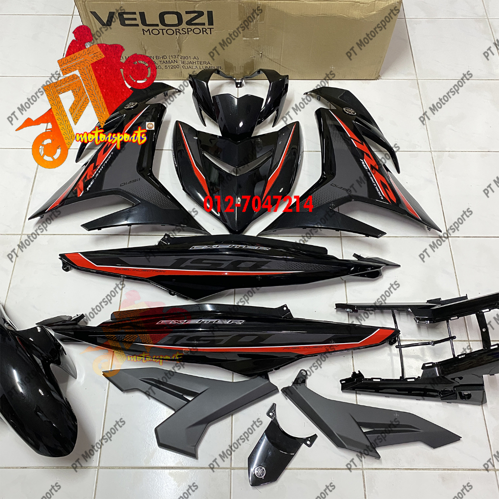 Yamaha Y15ZR Y15 Cover Set Hitam EXCITER RC Yellow RED V1 V2 HLY Original / Velozi | Shopee Malaysia