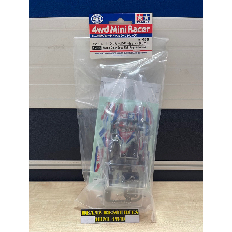 Tamiya Mini 4wd 15494 Astute Clear Body Set (Polycarbonate) | Shopee ...