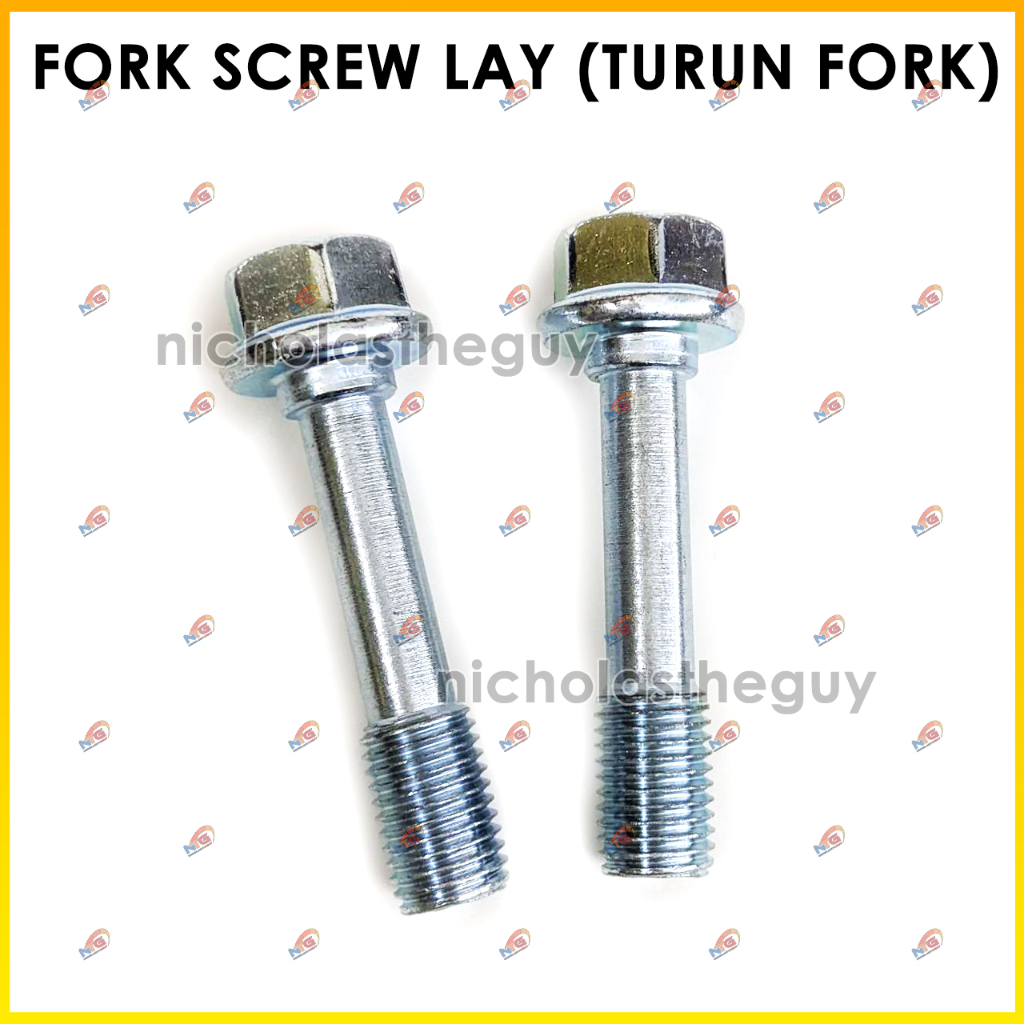 Special Fork Screw Y15ZR/VF3i/RS150R/LC135/EX5 Lower Turun Fork Modify ...