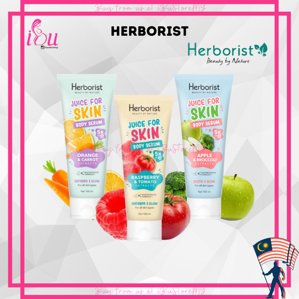Herborist Juice For Skin Body Serum 180ml Herboris Body Lotion | Shopee ...