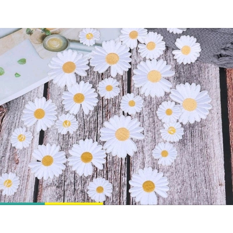 Bunga Sulaman Tampal Iron On Baju/Embroidery Flower Patch Iron On ...