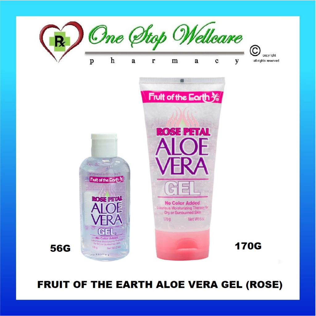 FRUIT OF THE EARTH ALOE VERA GEL (ROSE) 56G / 170G | Shopee Malaysia