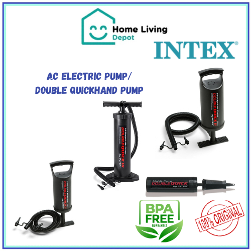 INTEX 4 Size Hand Pump Double Quick Mini Hand Pump Inflator Swimming ...