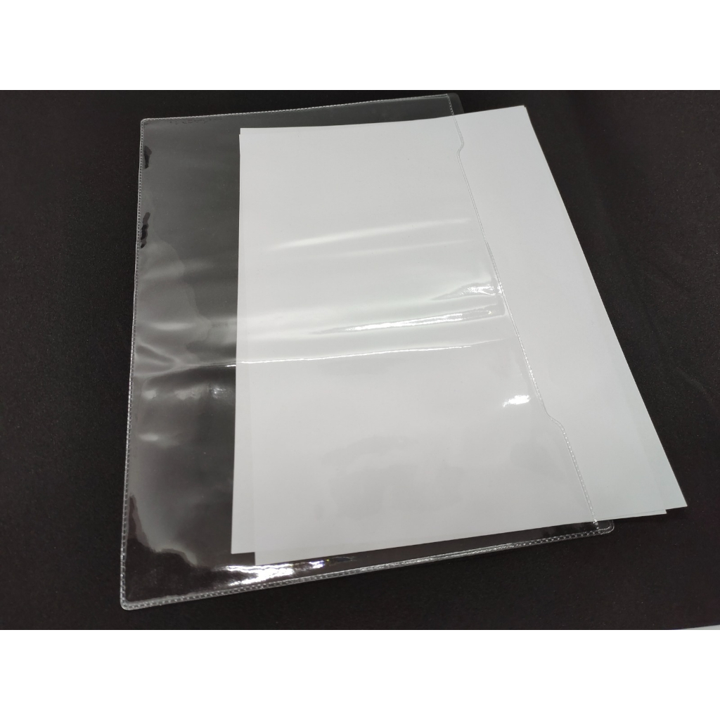 PVC Thick Clear Folder Transparent A4 Document File（L Shape / U Shape / C Shape） | Shopee Malaysia