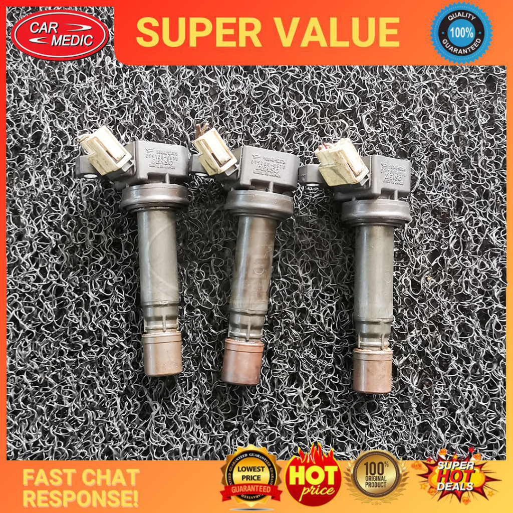 [90046-52126] Perodua Kelisa Kenari Viva Coil Plug Set (Used) | Shopee ...