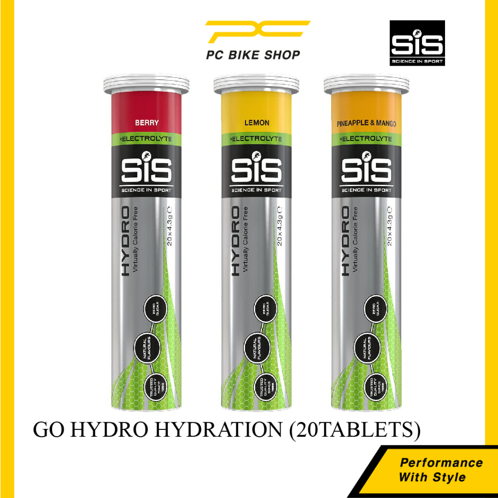 SIS GO Hydro + ELECTROLYTE Tablets - PINEAPPLE MANGO, STRAWBERRY LIME ...