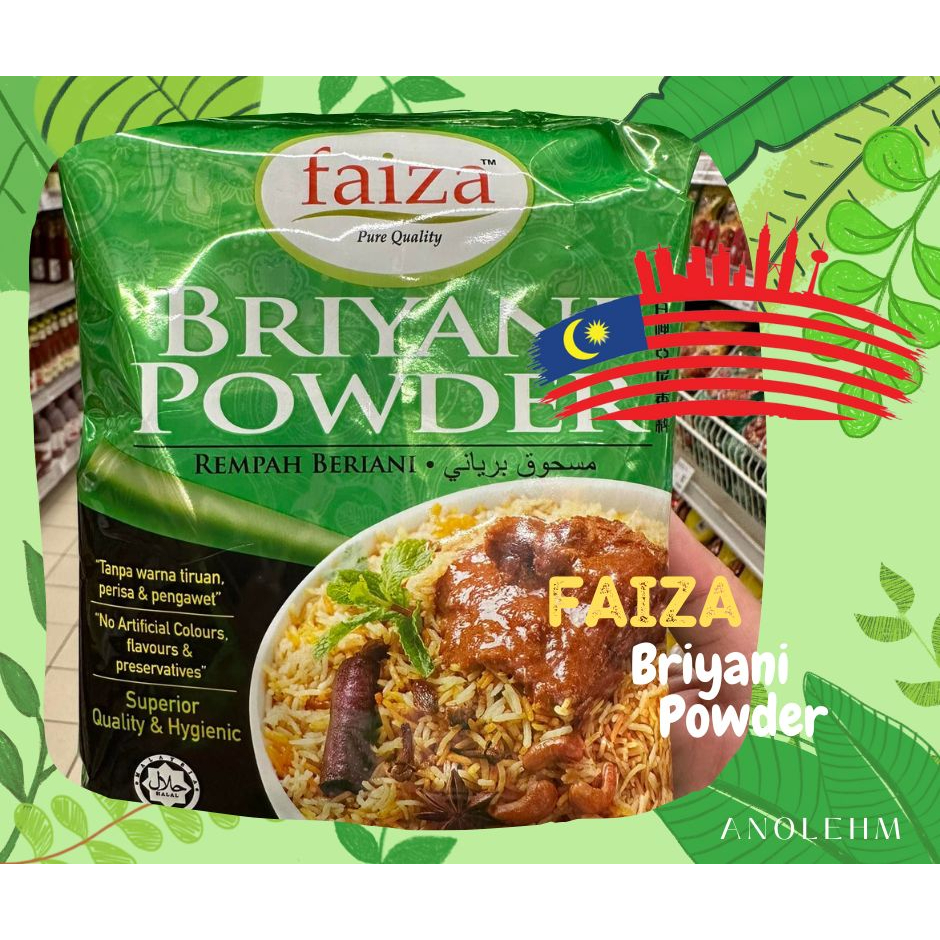 FAIZA BRIYANI POWDER BRIYANI 220g (Made in Malaysia) | Shopee Malaysia