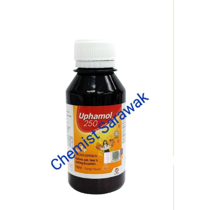 UPHAMOL 250mg Suspension 100ml (Orange Flavour) | Shopee Malaysia
