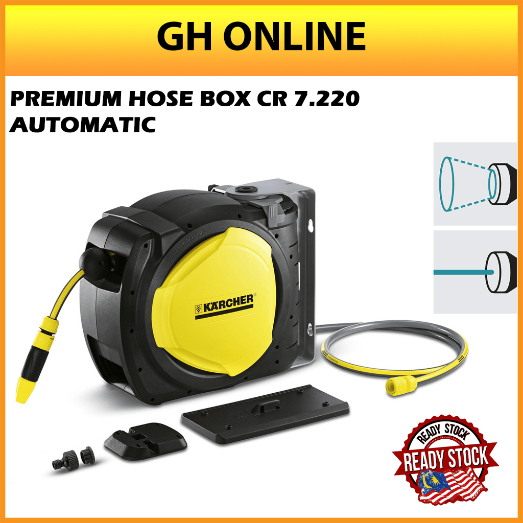 KARCHER PREMIUM HOSE BOX CR 7.220 AUTOMATIC GRADEN HOSE | Shopee Malaysia