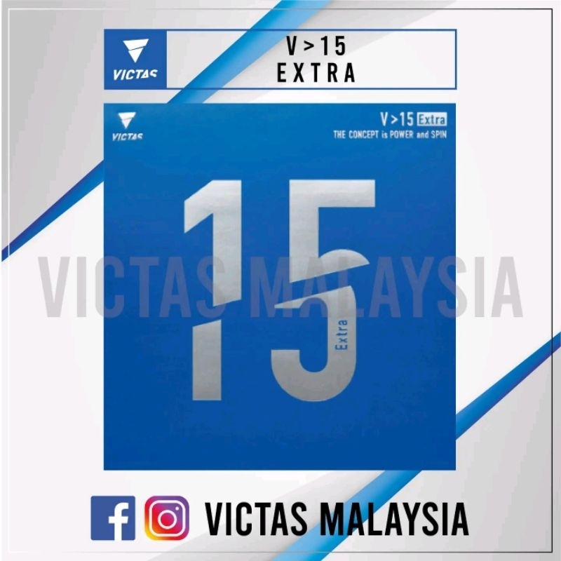 Victas V15 extra table tennis rubber | Shopee Malaysia