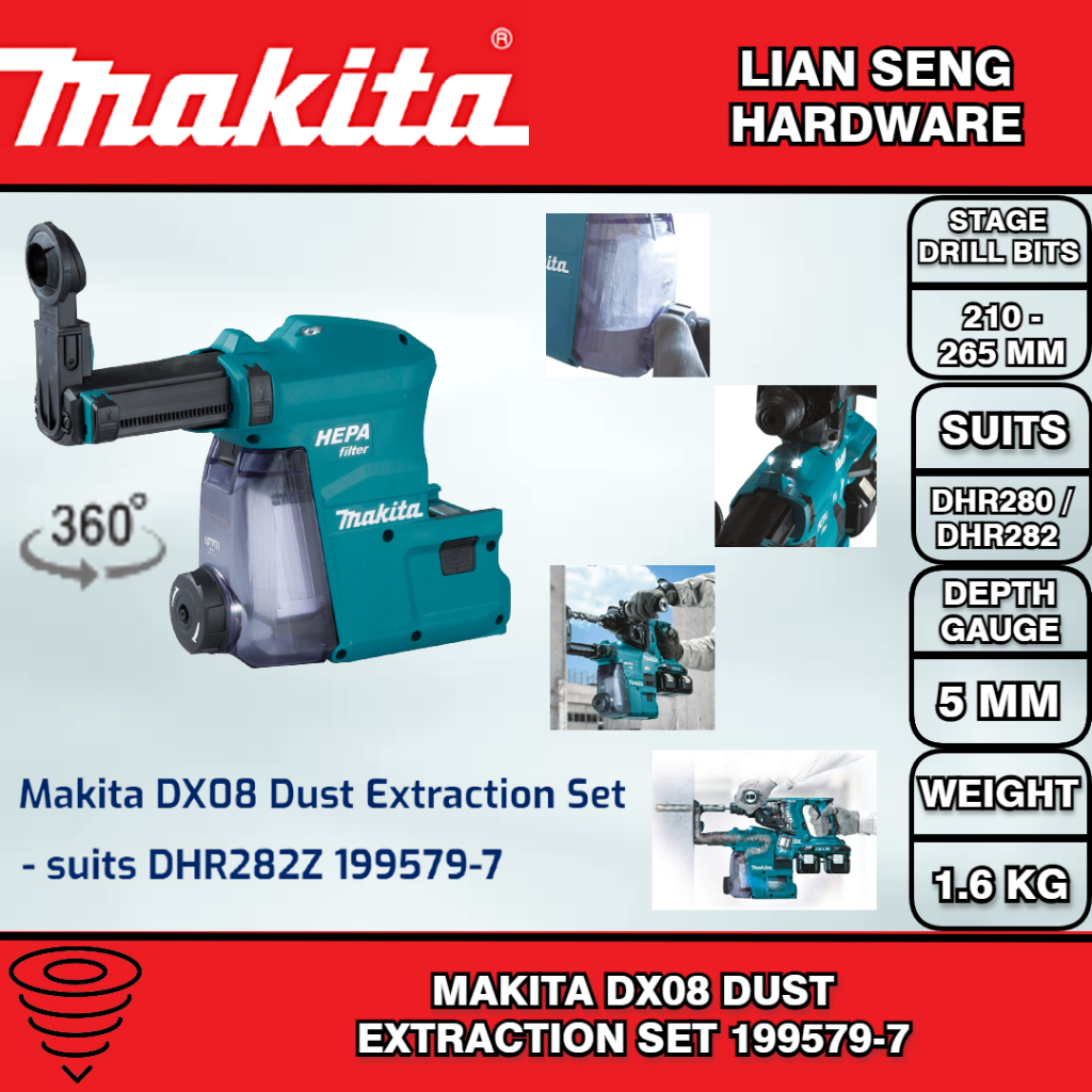 MAKITA DX08 DUST EXTRACTION SET 199579-7 | Shopee Malaysia