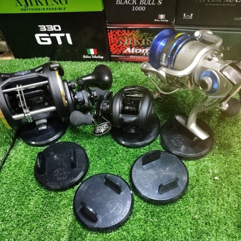 (BAKAU TACKLES) TAPAK LETAK MESIN JENAMA BAKAU REEL STAND MULTIPURPOSE ...