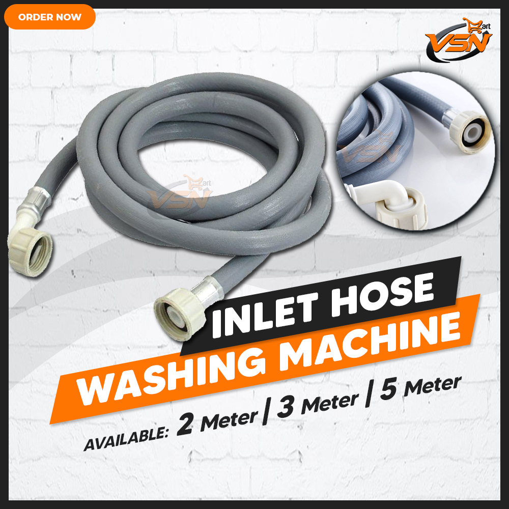 FRONT LOADING WASHING MACHINE INLET HOSE SCREW TYPE 2M 3M 5M | Shopee ...