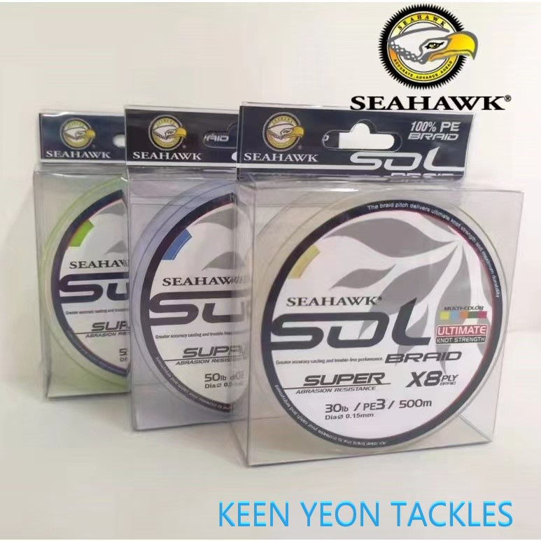 SEAHAWK SOL X8 BRAIDED LINE 500M | Shopee Malaysia
